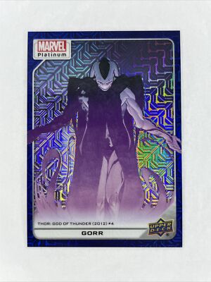 Gorr UPPER DECK MARVEL PLATINUM BLUE TRAXX Parallel 419/499 #134 SP | eBay