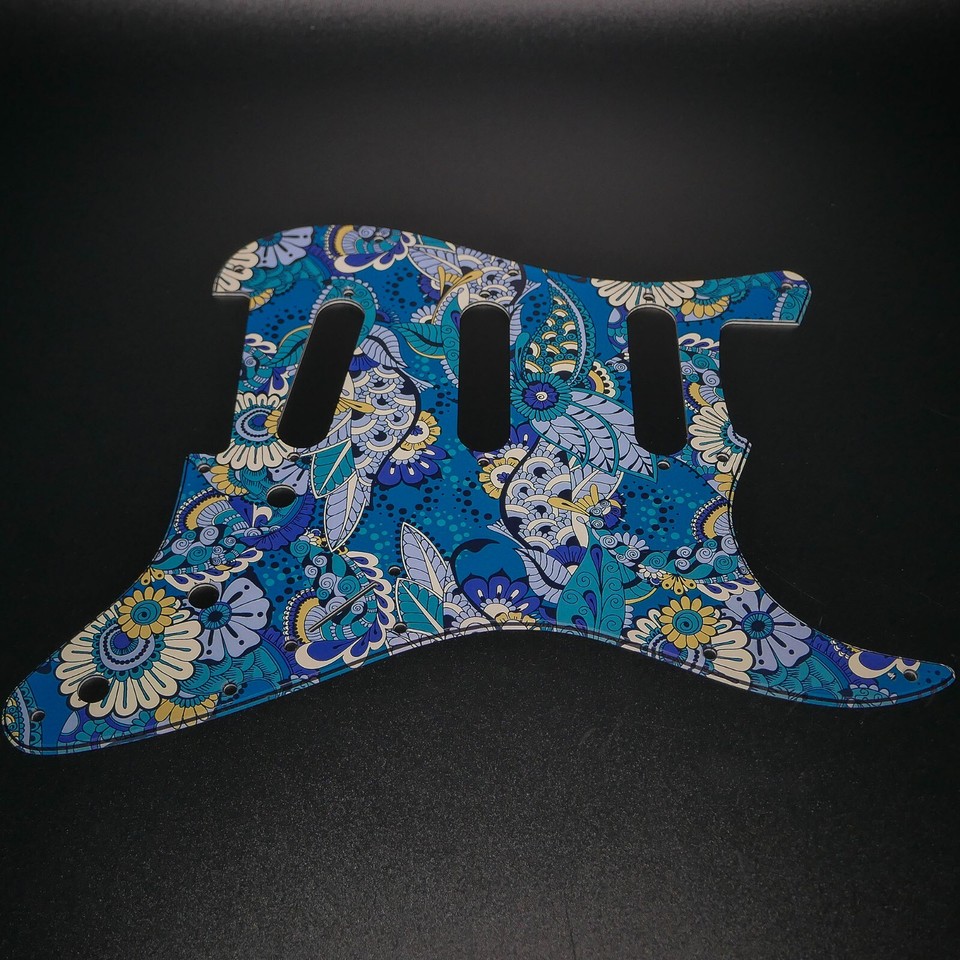 Fender Strat Pickguard • Paisley #12 • Custom Pickguard • Graphic ...