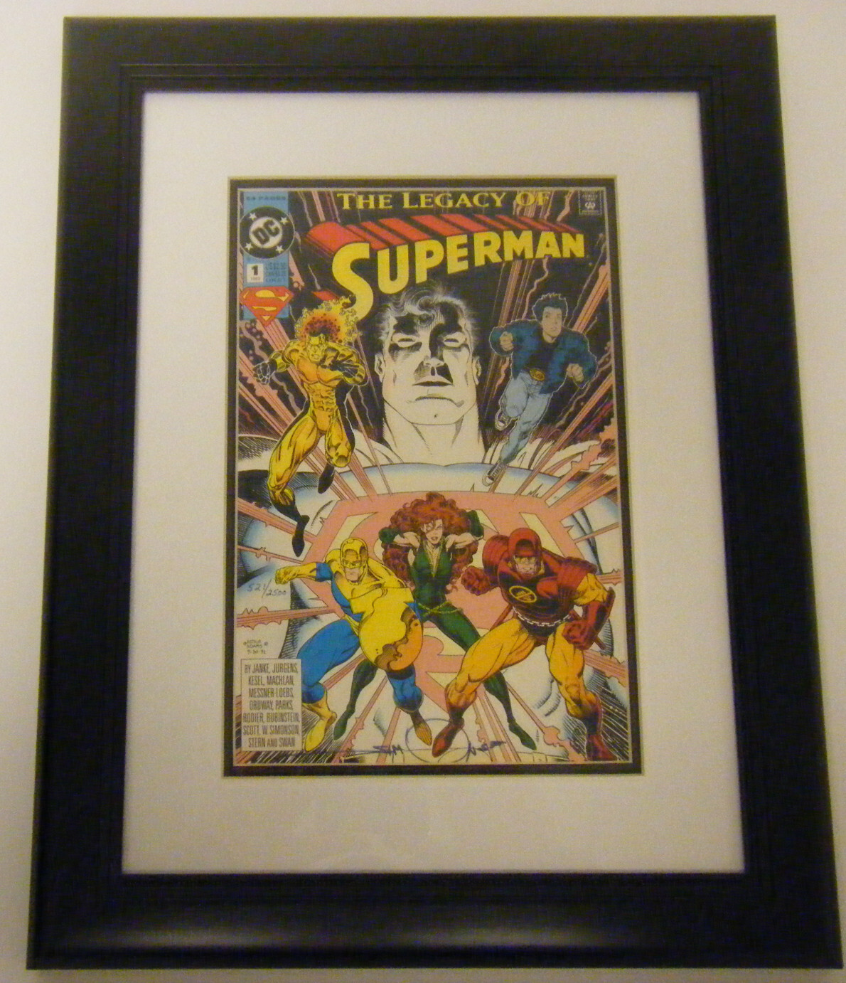 The Legacy of Superman Issue 1 Autographed Framed | eBay