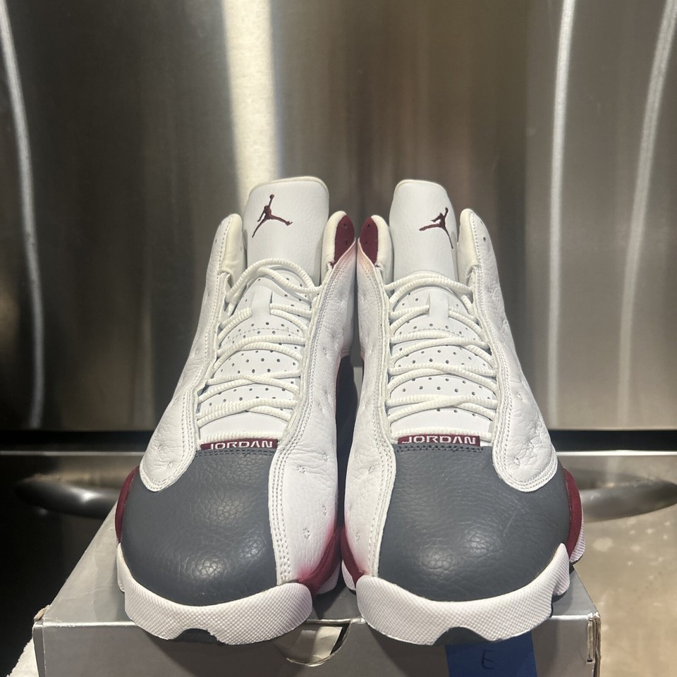 NEW Rare Air Jordan Retro 13 Grey Toe Team Red Flint Grey 310004-161 SZ ...
