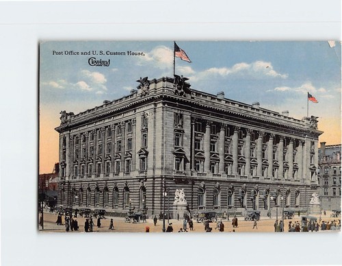Postcard Post Office & US Custom House Cleveland Ohio USA | eBay