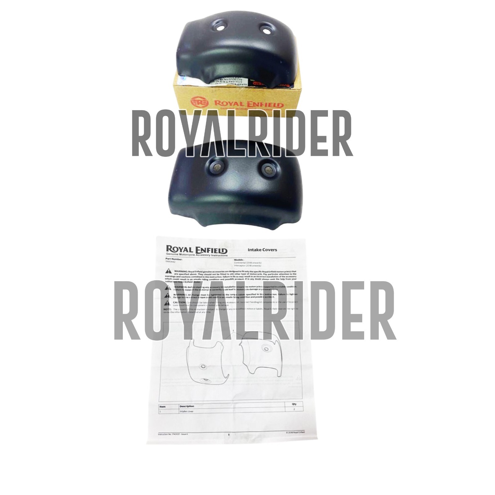 Fits Royal Enfield "INTAKE COVER KIT" For Interceptor 650 & GT 650 | eBay