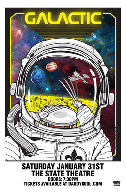 Galactic [Concert Poster] 11 x 17 # | eBay