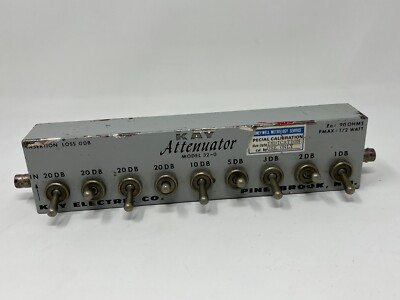 KAY Electronic Co. Attenuator m/32-0 PMAX=1/2 Watt 90 OHMS BNC ...