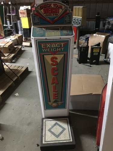 Impulse Industries Digital Coin Operated Weight Scale Vending Machine ...