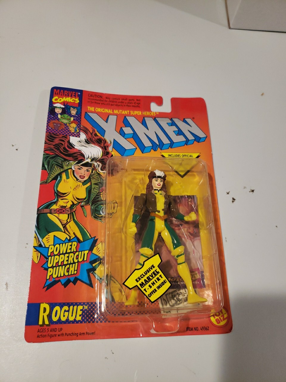 Uncanny X-Men ROGUE Power Uppercut Punch Action Figure Marvel ToyBiz ...