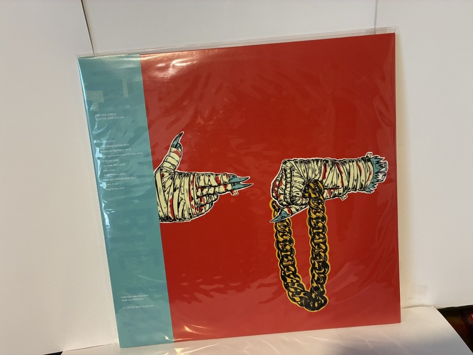 RUN THE JEWELS - RTJ2 Turntable Lab Exclusive Red/Blue Swirl Vinyl OBI ...