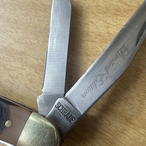 Schrade Old Timer 610T Triple Blade Folding Pocket Knife Limited ...