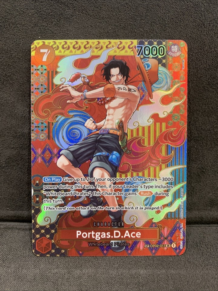 Portgas D. Ace - OP02 013 AA SP - Eng - One Piece - Two Legends OP08 | eBay