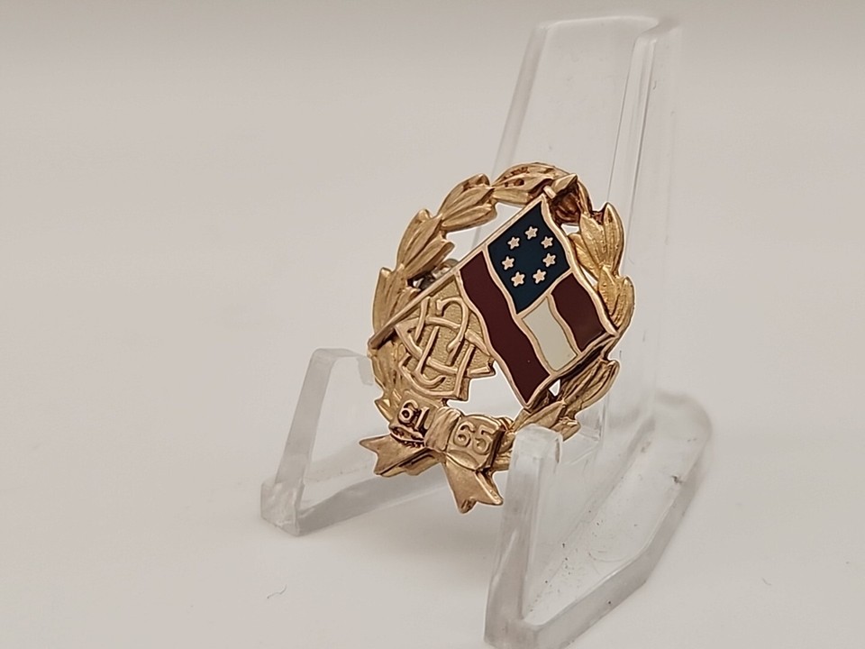 UDC UNITED DAUGHTERS OF THE CONFEDERACY GOLD FILLED PIN | eBay