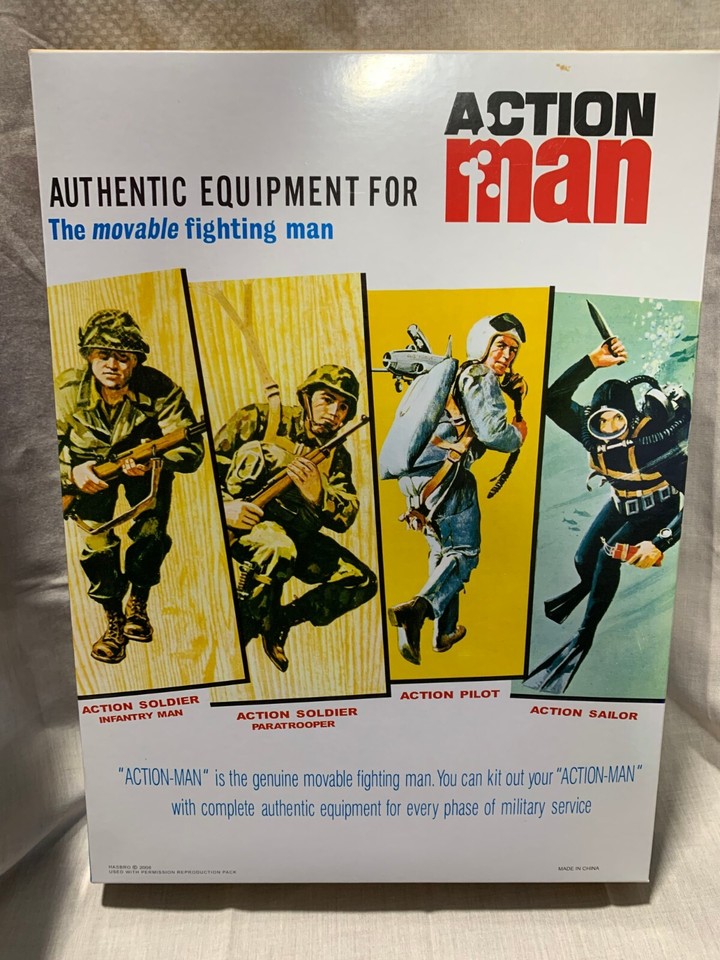 Palitoy 40th 2008 Action Man Red Devil Equipment Set Working Parachute ...