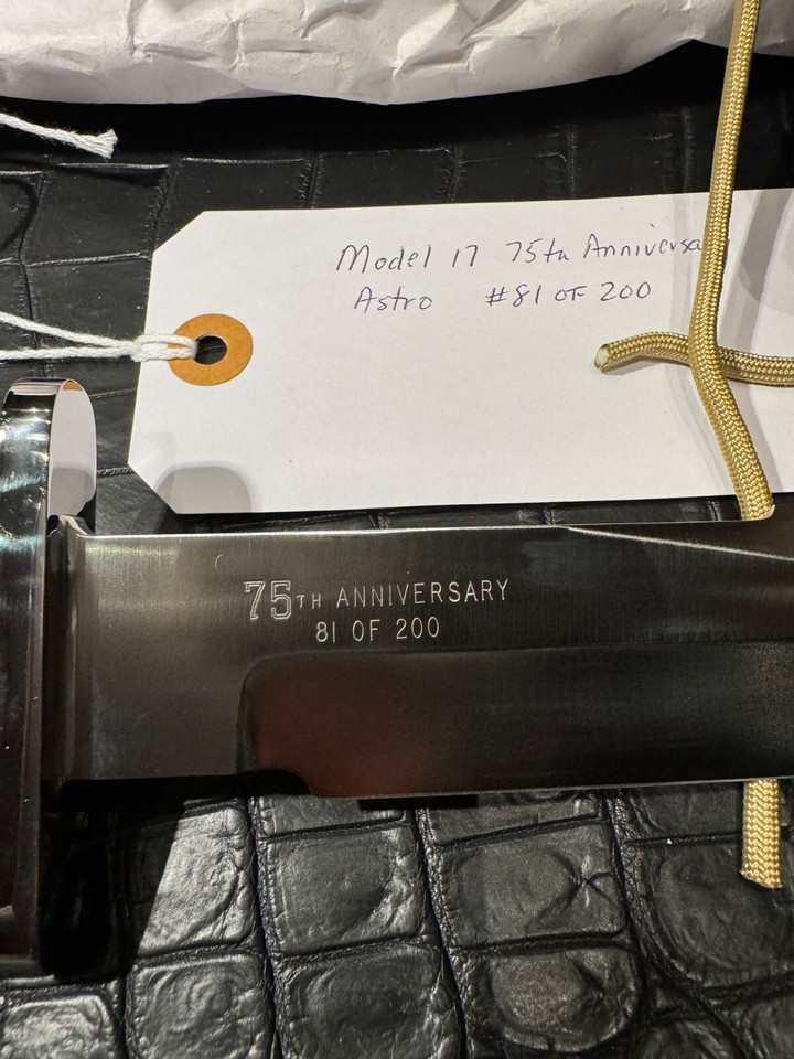 RANDALL KNIFE SPECIAL EDITION 75TH Anniversary Astro #81/200 Box ,new ...