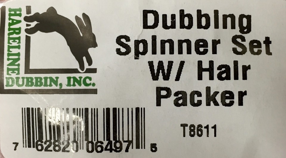 DUBBING SPINNER - TWISTER SET w/ HAIR PACKER. FLY TYING TOOL. HARELINE ...
