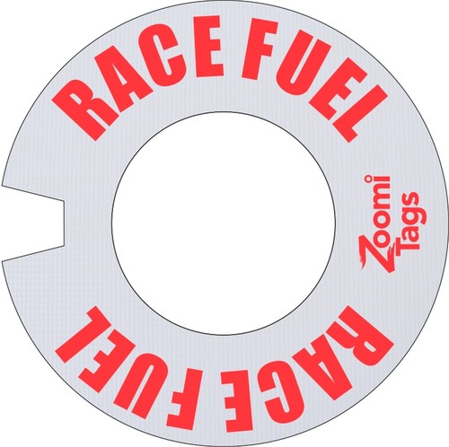 zOOmiTags RACE FUEL GASoline can ID Tag auto GAS container label racing ...