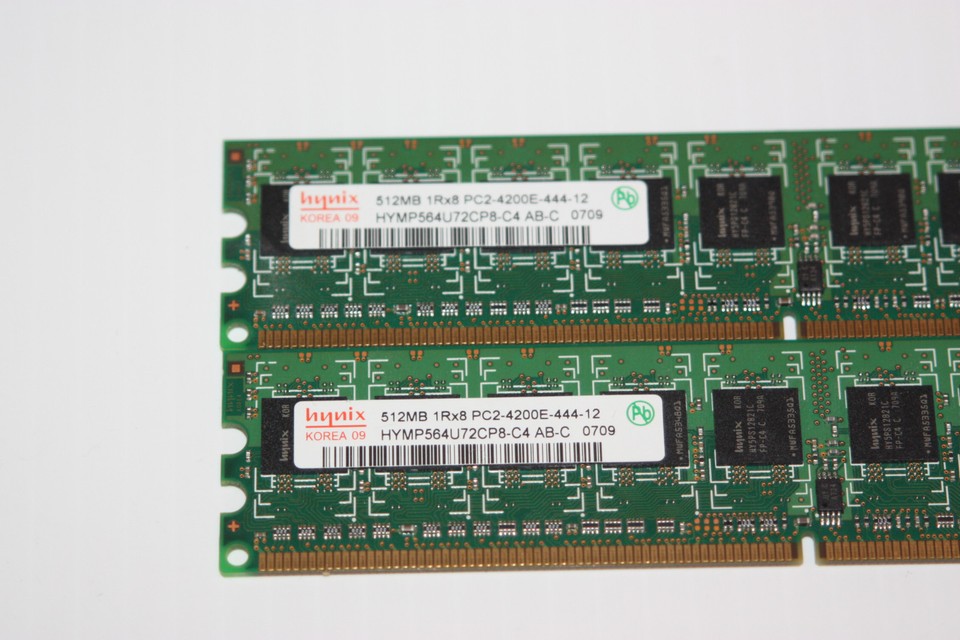 OEM 1gb (2 x 512mb) PC2-4200 ECC Memory--Dell Poweredge 860 SVP 1U Rack ...