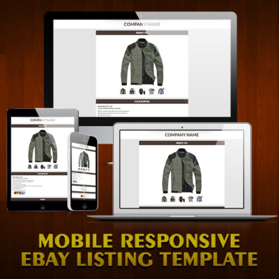 Template Ebay Listing Auction 2019 Html Design Responsive Professional Mobile | eBay UK