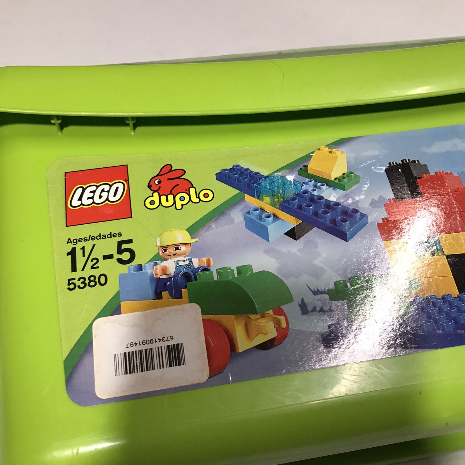 LEGO Duplo Set 5380 71 Pieces Of LEGOS Storage Container 673419091497| eBay