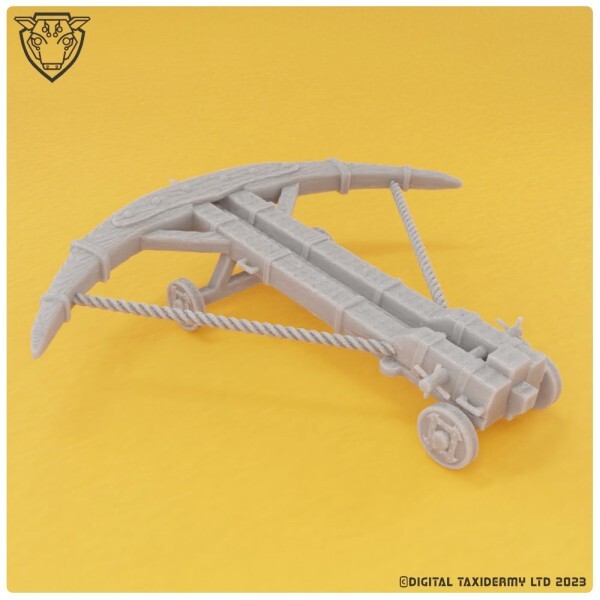 Siege Crossbow Artillery 28mm medieval Roman siege wargaming resin | eBay