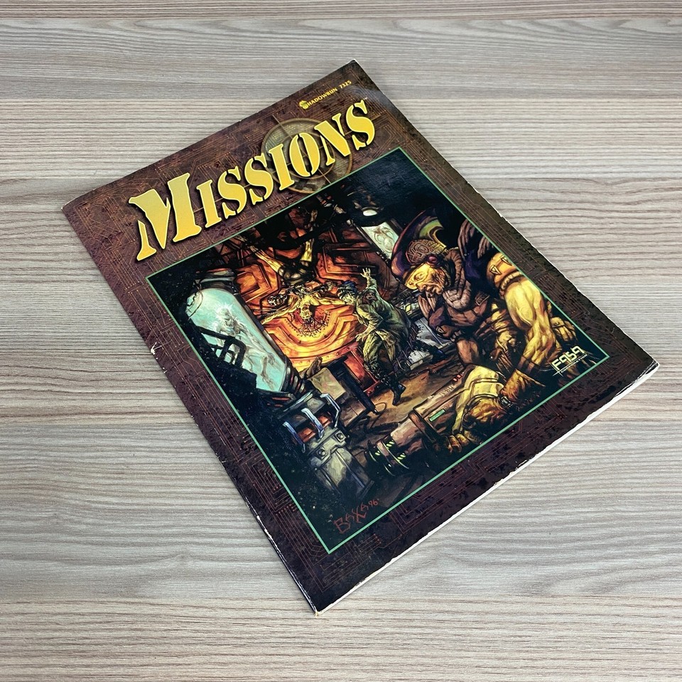 Shadowrun Missions 7325 Fasa RPG Livre 1996 Couverture Souple Source ...