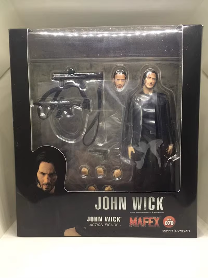 Mafex 085 JOHN WICK Action Figure Collectible Model Articulation Can Be ...