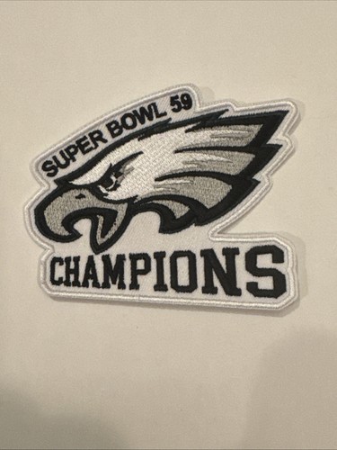 Philadelphia Eagles Embroidered SEW On Super Bowl Patch 3.5” X 2.75” | eBay