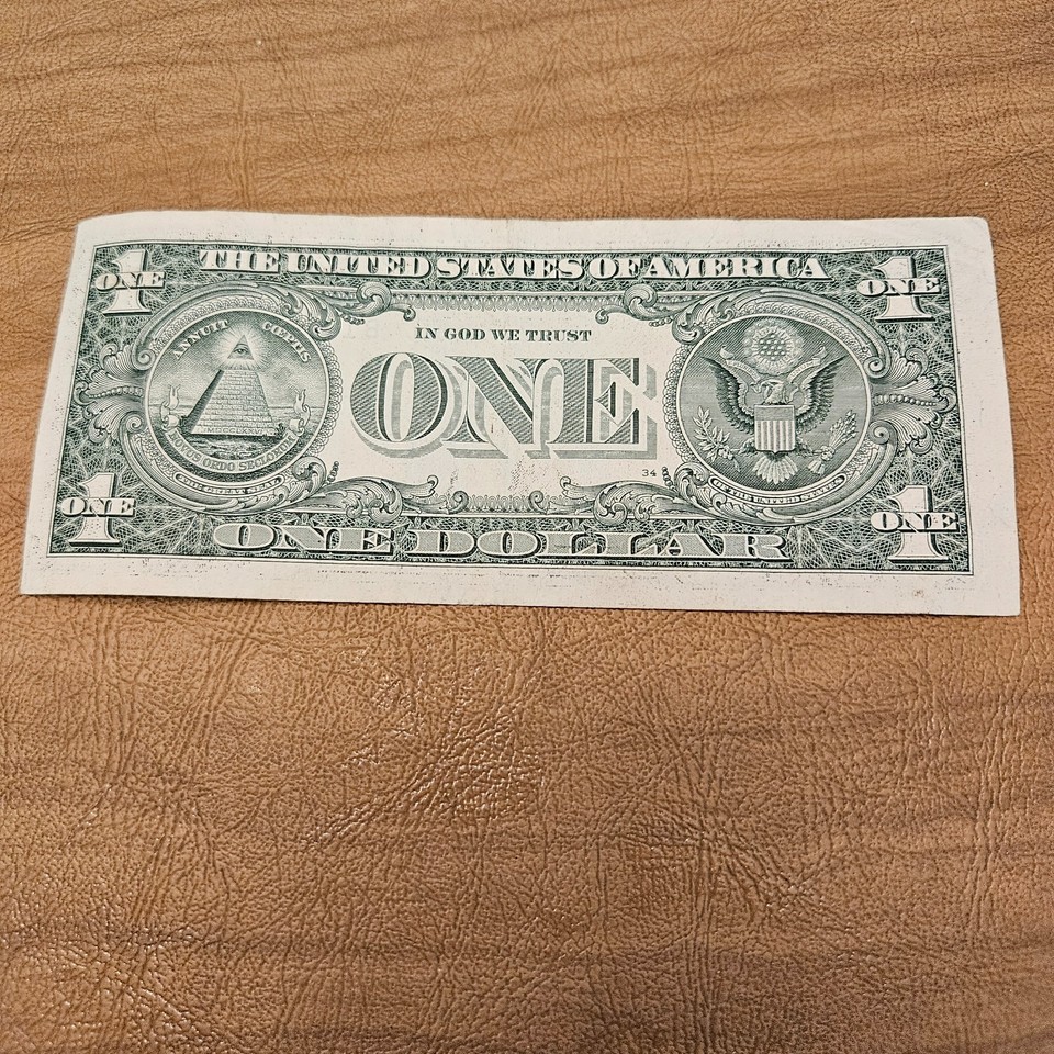 2017 series a 1 dollar bill rare unusual serial number B10340000C with ...