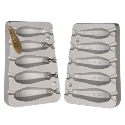 Hex lead fishing weight mold 60-80-100-120-140g fishing aluminum mold | eBay