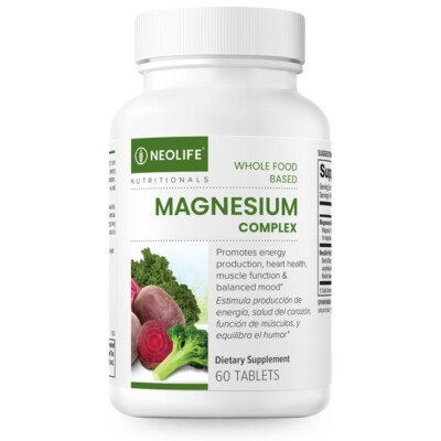 NeoLife Magnesium Complex – Energy, Heart, Muscle Support | Vegan | 60 ...