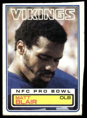 1983 Topps 98 Matt Blair Minnesota Vikings Football Card | eBay