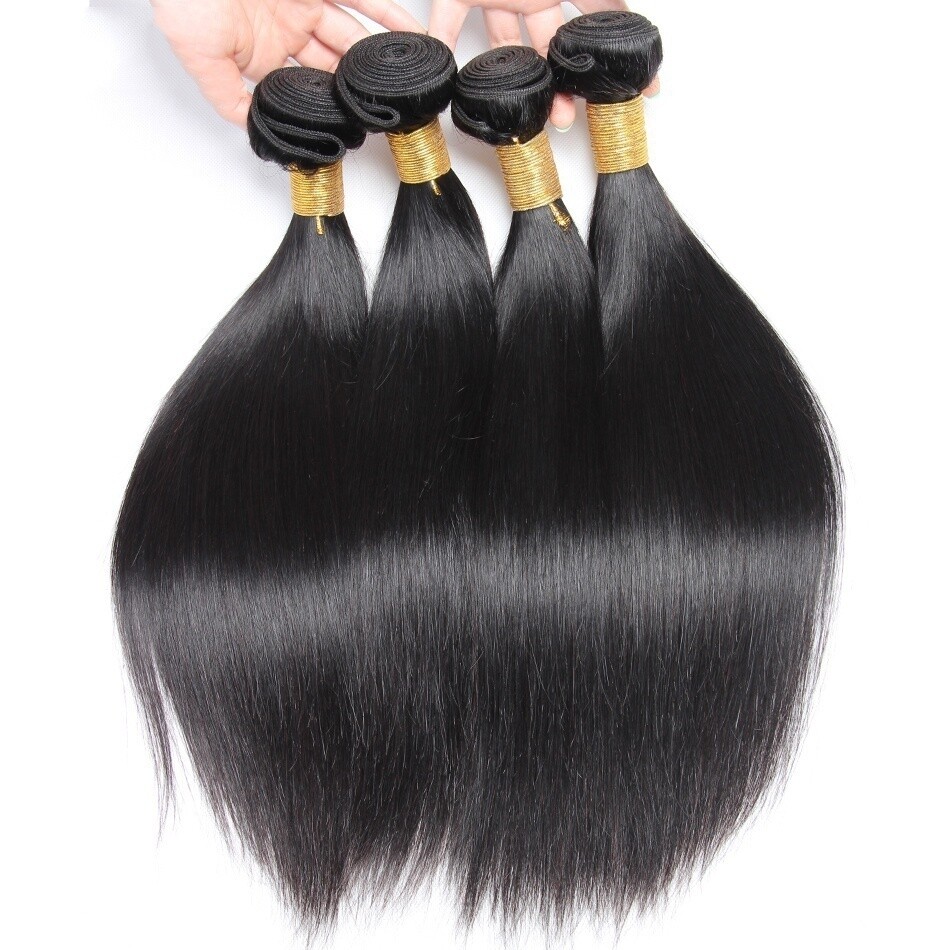 8 inch short hair bundles 9A Brazilian Straight Human Hair 9 Bundles ...