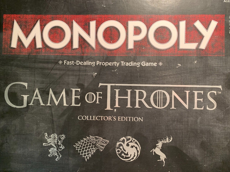 Monopoly GAME OF THRONES VALAR MORGHULIS CARD Go Back Three Spaces ...