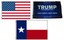 3x5 Trump #1 & USA American & State of Texas Wholesale Set Flag 3'x5 ...