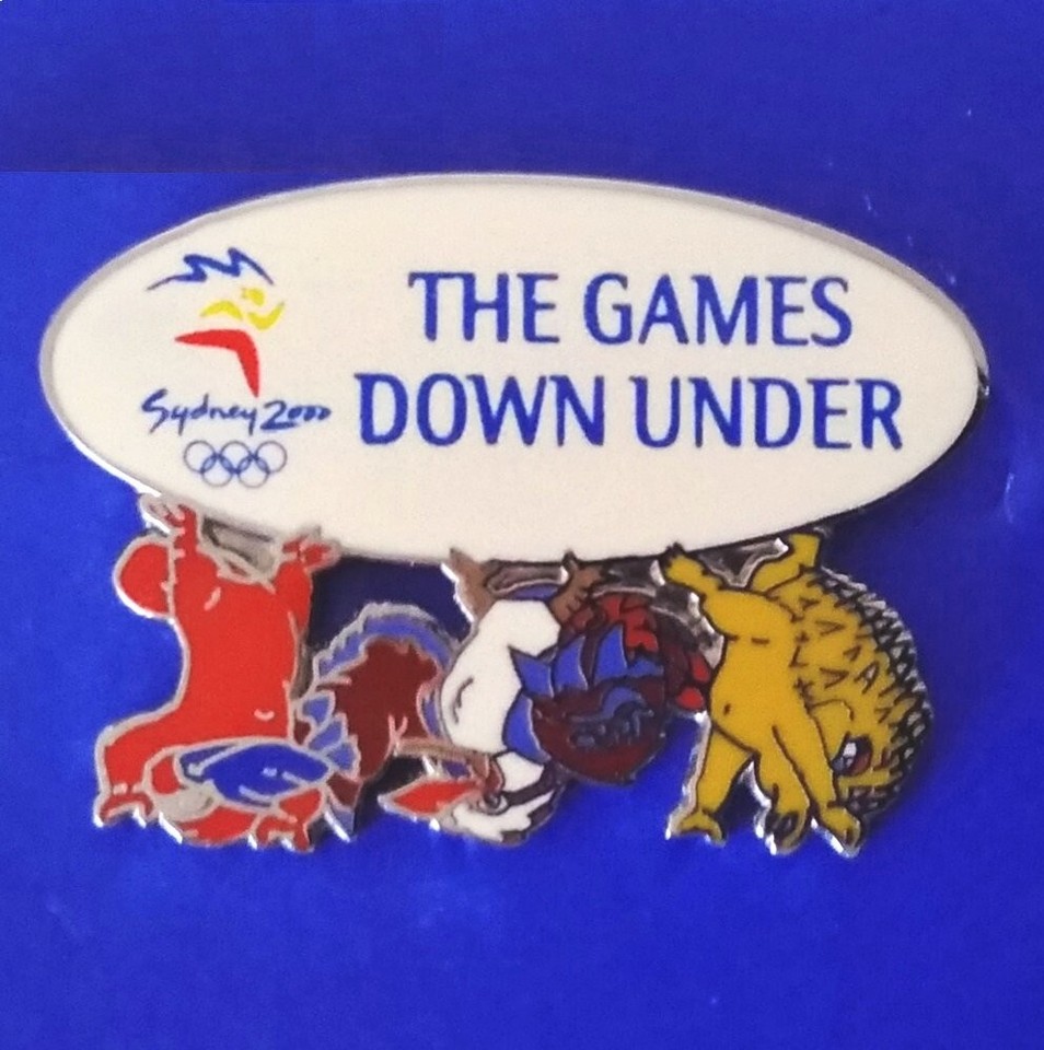 2000 Sydney Olympic Games Mascots The Games Down Under Cute Pin Badge ...