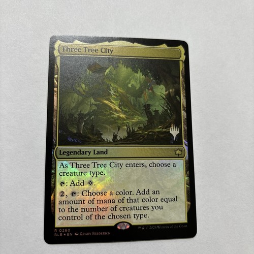 Mtg Three Tree City Foil Promo | eBay