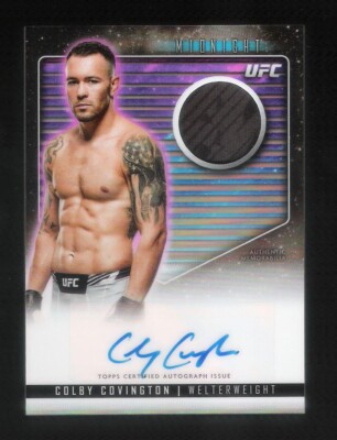 2024 Topps Midnight UFC Colby Covington Autograph Auto Shirt Relic ...
