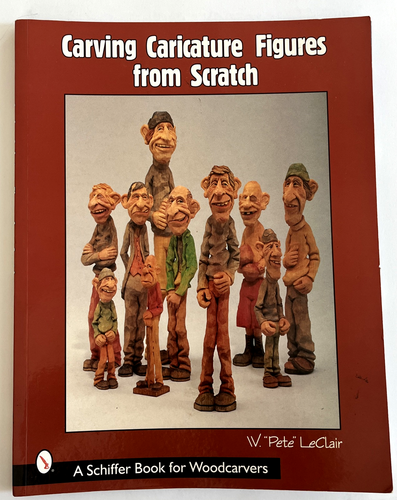 Woodcarving Caricature Figures Scratch LeClair Shiffler Book Old Man ...