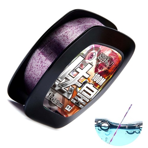 100m Invisible Fishing Line Speckle 3D Spotted Nylon Strong Sinking ...