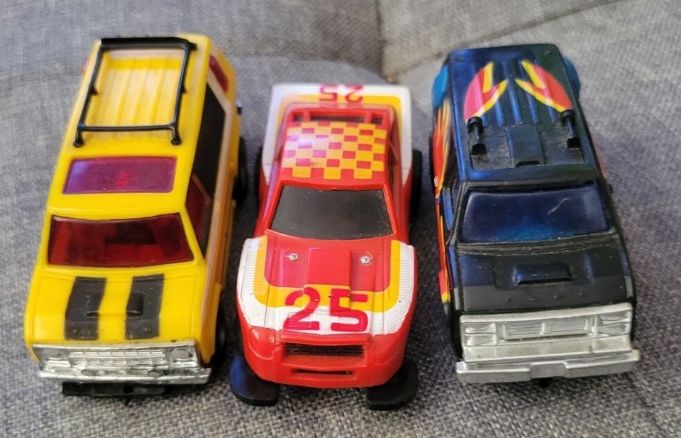 Vintage TCR IDEAL Toys Tyco HO Slot Car Lot Of 3 untested Vehicles Van ...