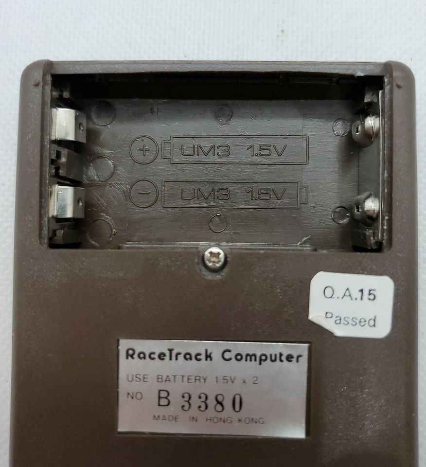 Rare Vintage Australian Racetrack Computer Calculator in Box With ...