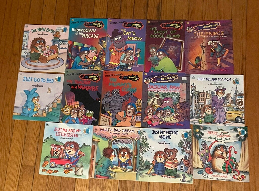 LITTLE CRITTER Huge Lot of 14 Children's Books by Mercer Mayer | eBay