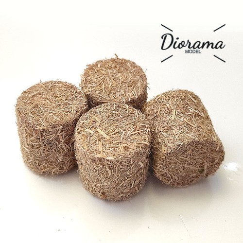 Diorama 1:64/87 Straw Hay Bales Farm Haystack Military Scene Display ...