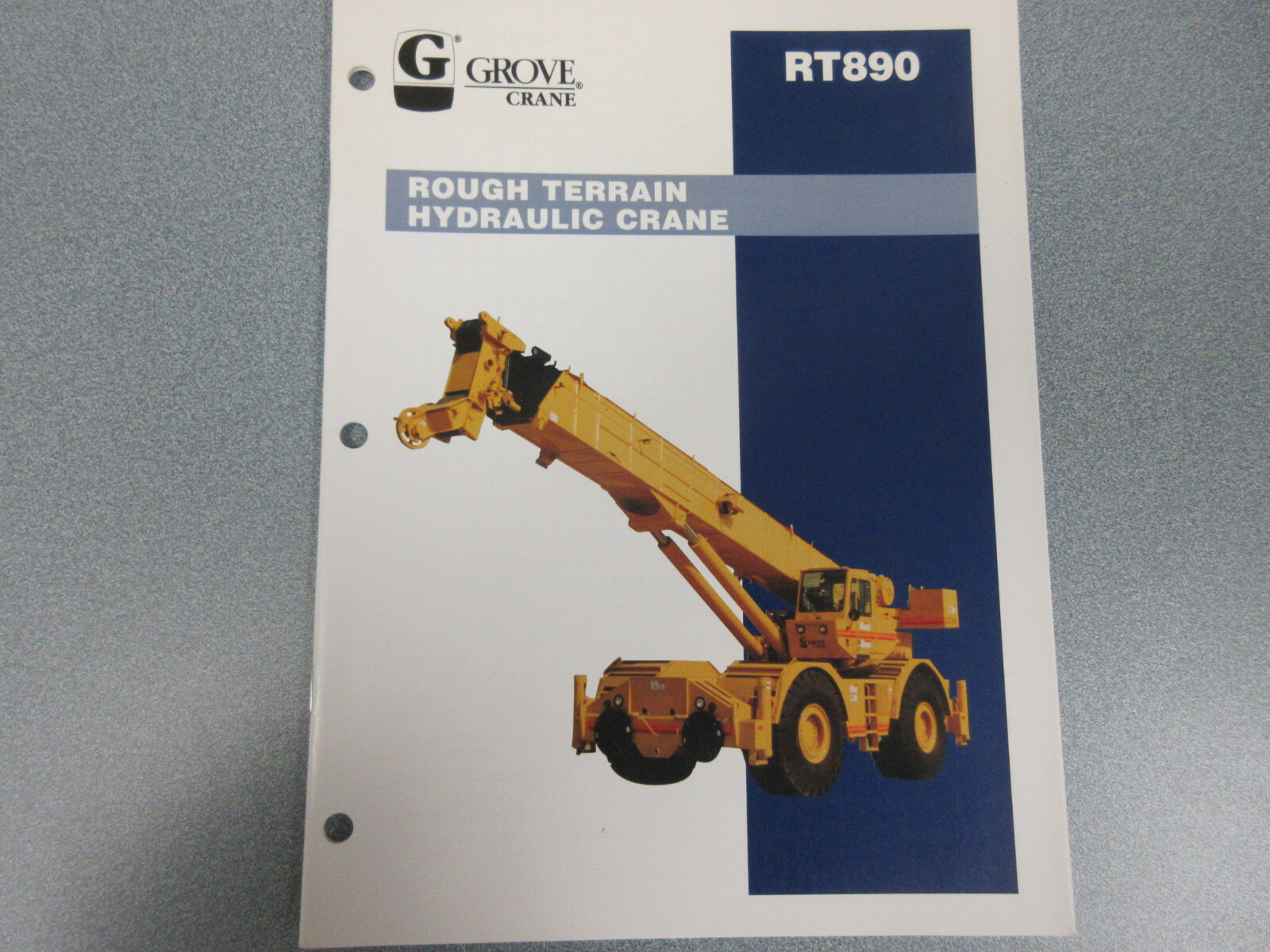 Grove RT890 Hydraulic Crane Brochure 30 Page | eBay