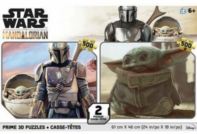 3D Star Wars Mandalorian Baby Yoda Lenticular Puzzles – Twin Pack ~ | eBay