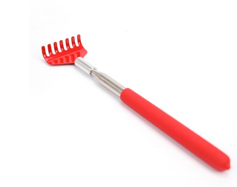 BACK SCRATCHER EXTENDABLE CLAW METAL RAKE TELESCOPIC MASSAGER PORTABLE ...
