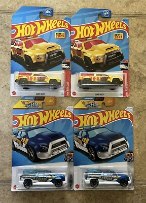 Hot Wheels Blue, Yellow Surf Duty 105/250 HW Metro 2/10 230/250 HW ...