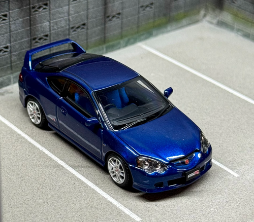 LCD 1:64 Blue JDM Integra DC5 Type R Racing Sports Model Diecast Metal ...