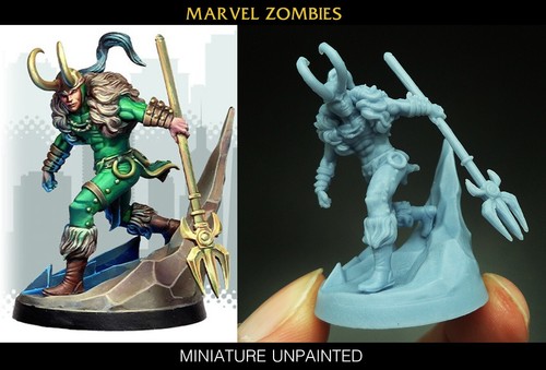 MARVEL ZOMBIES BOARD GAME AUTHENTIC Model Miniature LOKI Unpainted | eBay