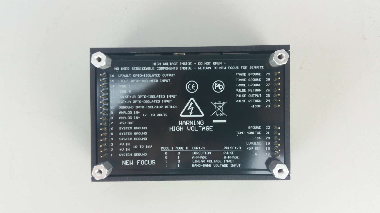 Newport New Focus Model 8712 Picomotor Driver, Single-Axis, PCB ...