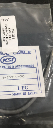 Yamaha DT1 Throttle Cable (Spliter to Carb) 1968-70 New Part P/N 214 ...
