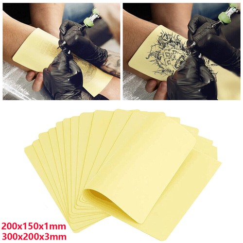 5-20pcs 1/3mm Thickness Tattoo Practice Skin Silicone Fake Skin Pad for ...